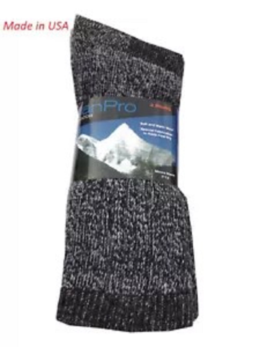 DanPro Men's 3-Pack OUTDOOR WOOL SOCKS " Heavy Duty " Made in USA ...