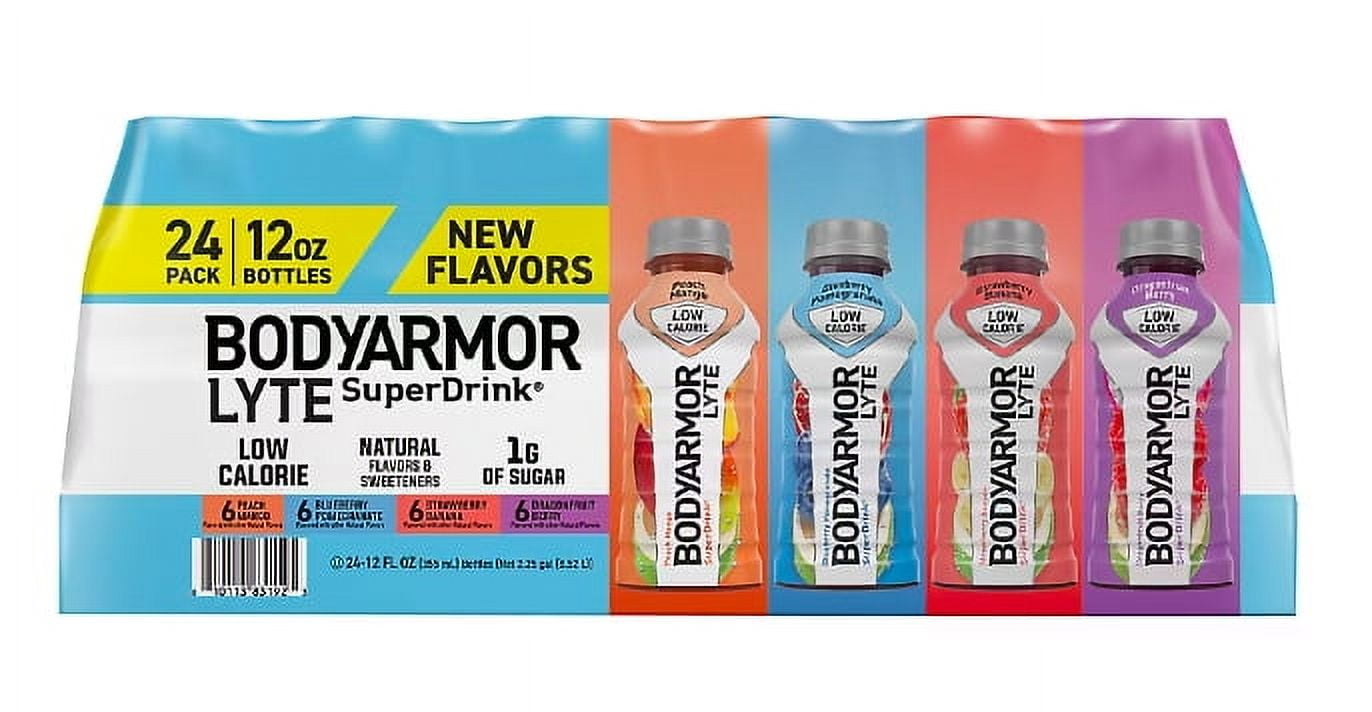 Dana Market - BODYARMOR LYTE Sports Drink Variety Pack 12 fl. oz. Peach ...