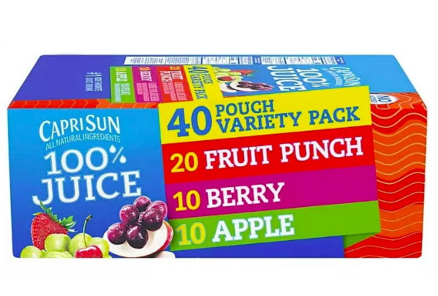 Dana Market - Capri Sun 100% Juice Variety Pack Box Pouches 6 fl. Oz ...