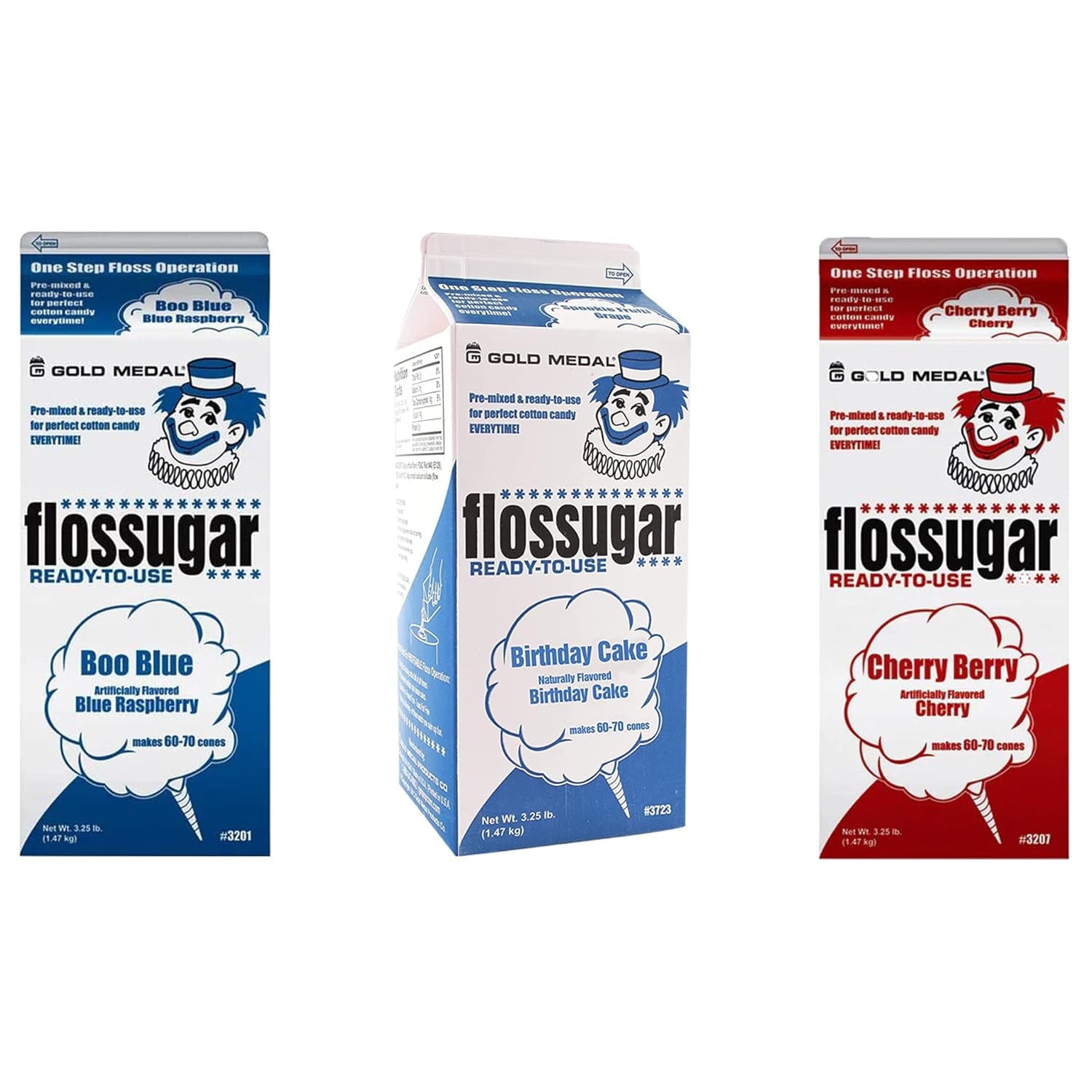 Dana Market - Cotton Candy Flossugar Mix Flavors - 3 Different Flavors ...