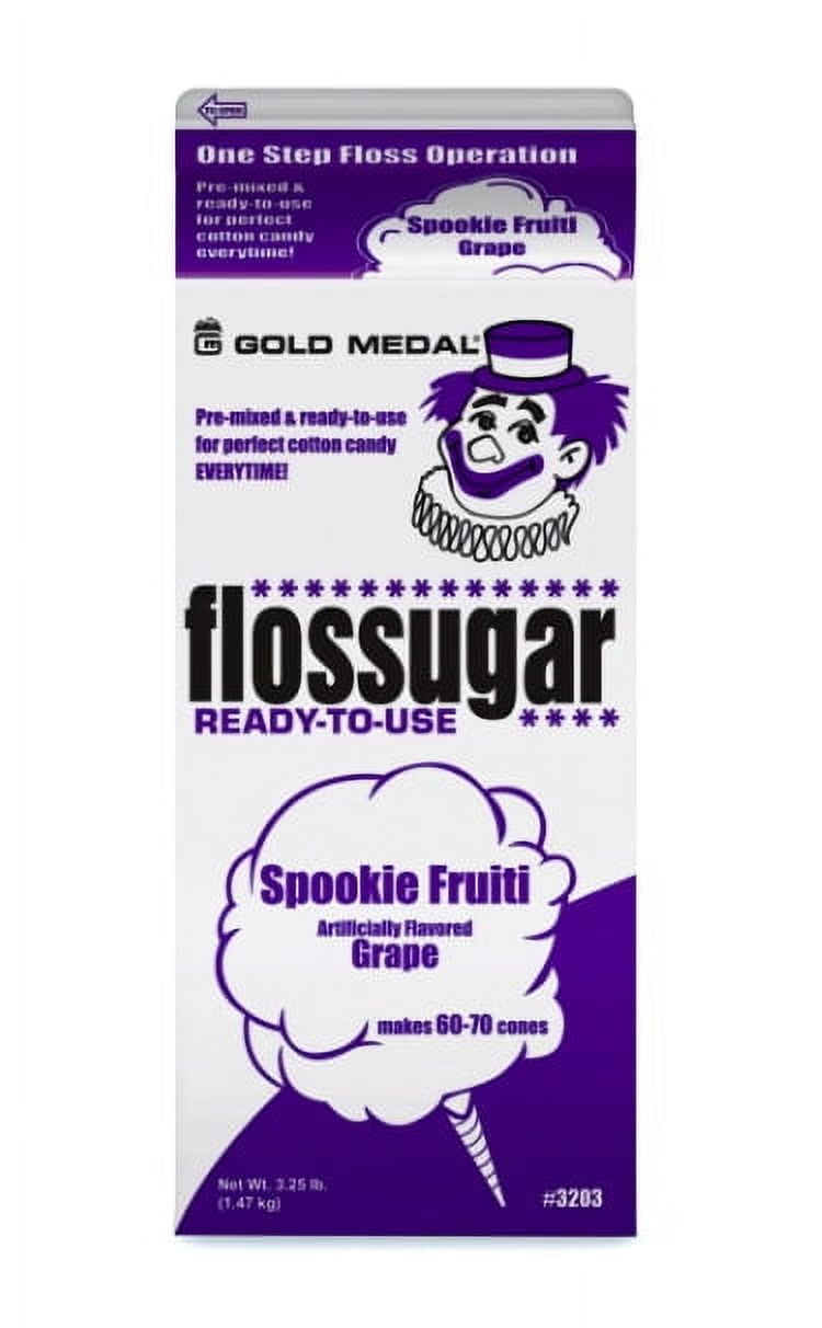 Dana Market - Cotton Candy Flossugar Spookie Fruiti (Grape Flavor) - 1/ ...