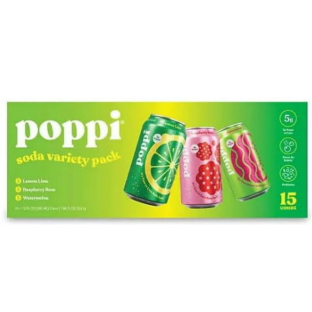 Dana Market - Poppi Prebiotic Soda Summer Variety PackPack, 12 fl. oz ...