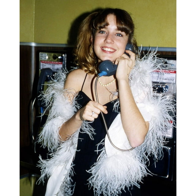 Dana Plato Rare Smiling Candid Portrait On Pay Telephone 24X36 Classic ...