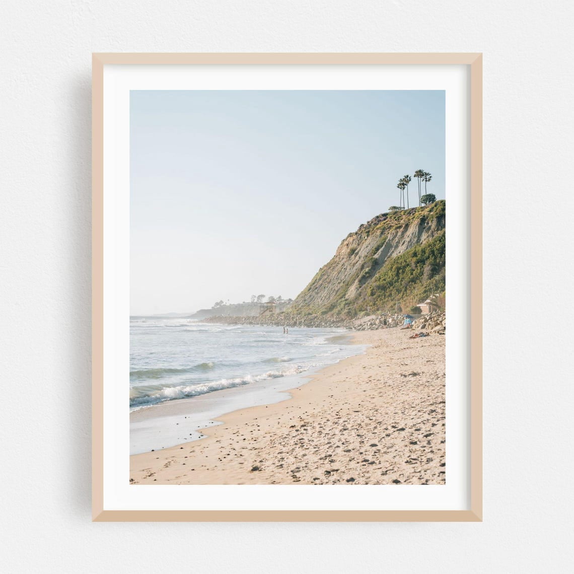 Dana Point California Beach Coast Home Decor Ocean Landscape Palm Tree ...