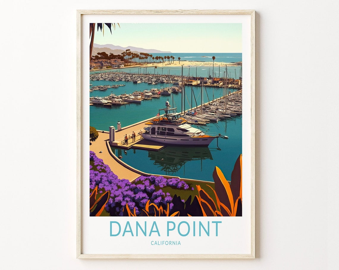 Dana Point California Travel Print, Dana Point Poster Print, Dana Point ...