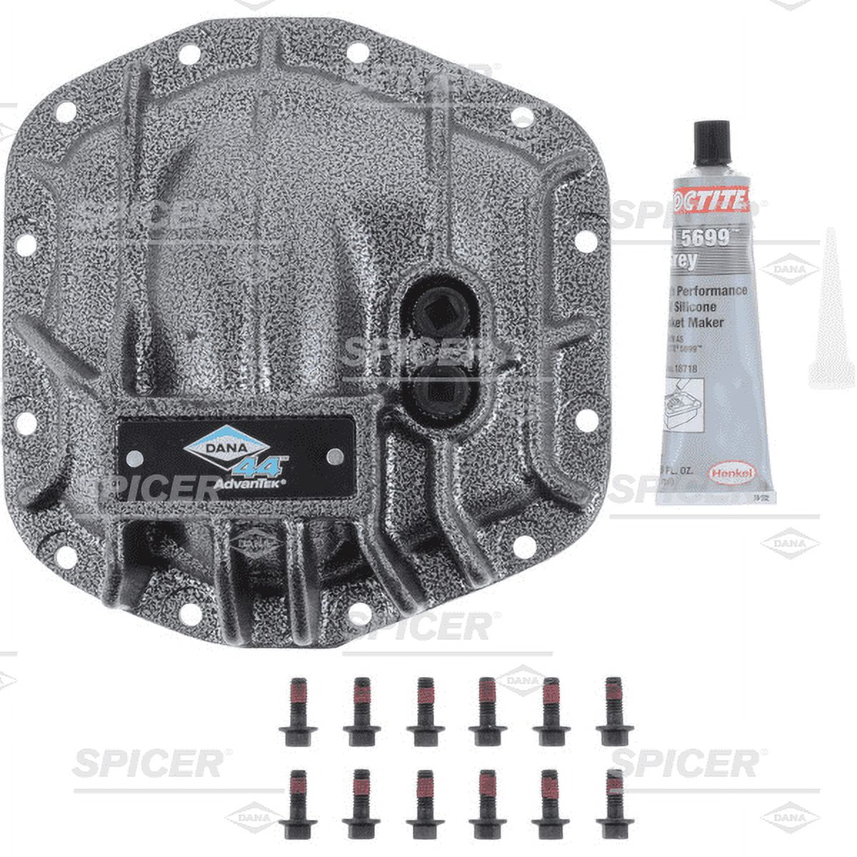 Dana Spicer Differential Cover Kit, Nodular Iron, Gray, Fits 2020-2022 ...
