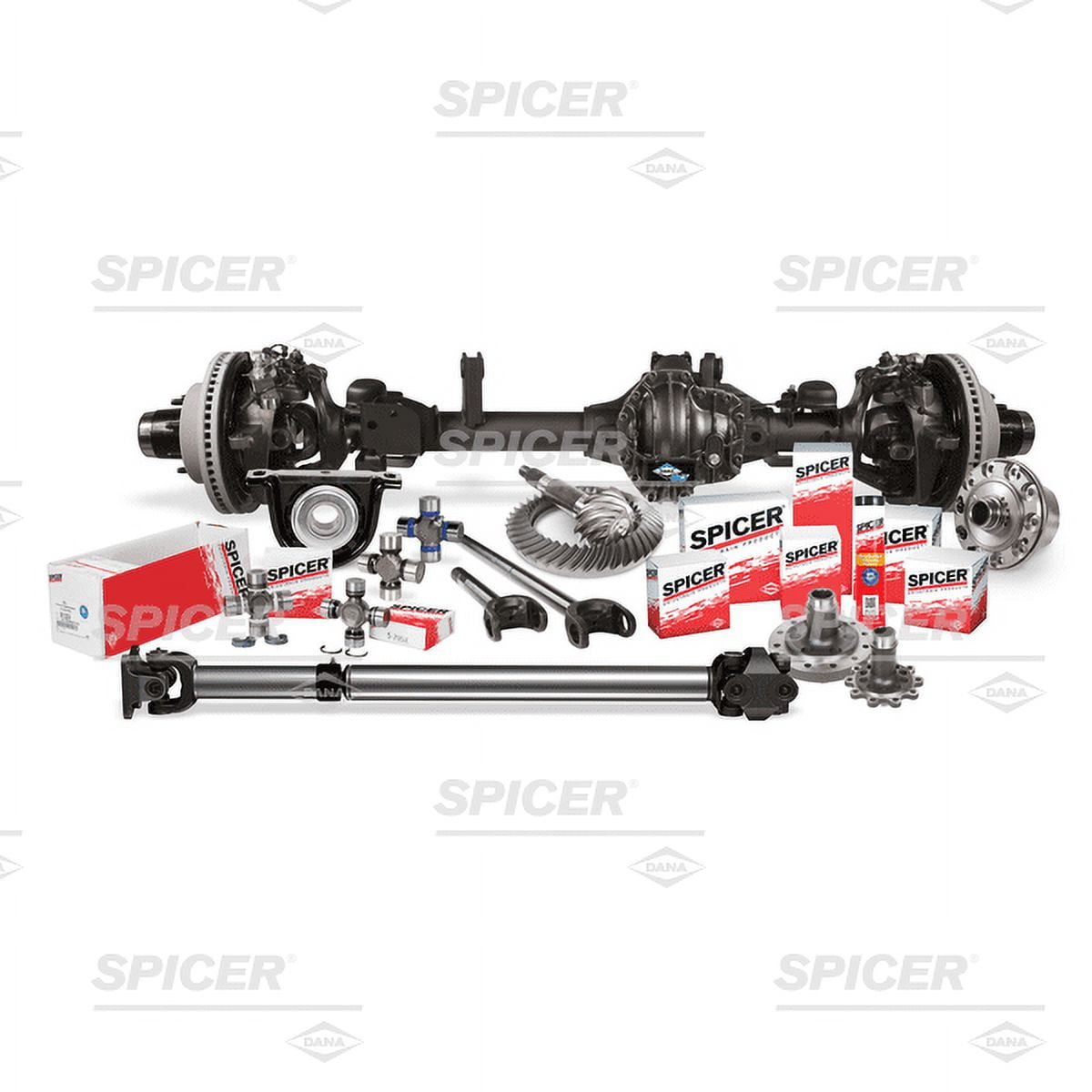 Dana Spicer Front L/R Chromoly Axle Shaft Kit Dana 30 Fits select: 2021 ...