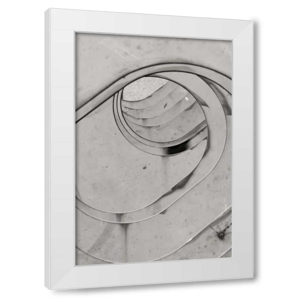 Dana Styber 23x32 White Modern Wood Framed Wall Art Titled - Oval ...