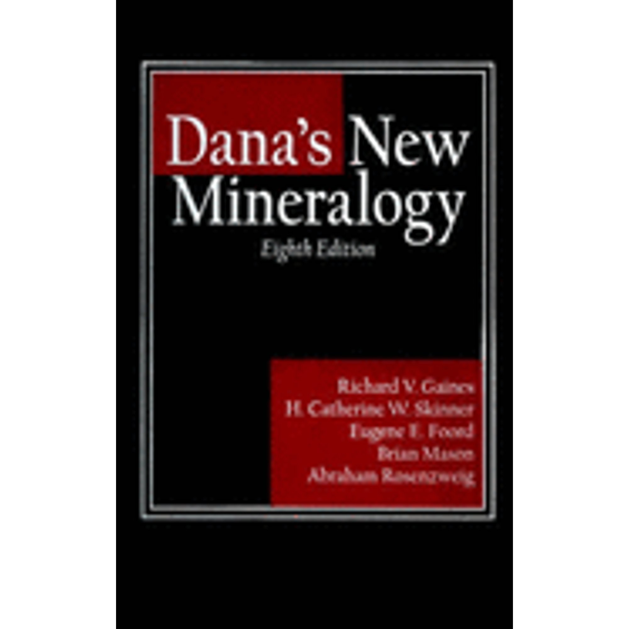 Pre-Owned Dana's New Mineralogy: The System of Mineralogy James Dwight ...