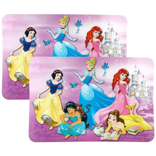 Danawares 30371485 Disney Princess Plastic Placemat Set - Pack of 2 ...