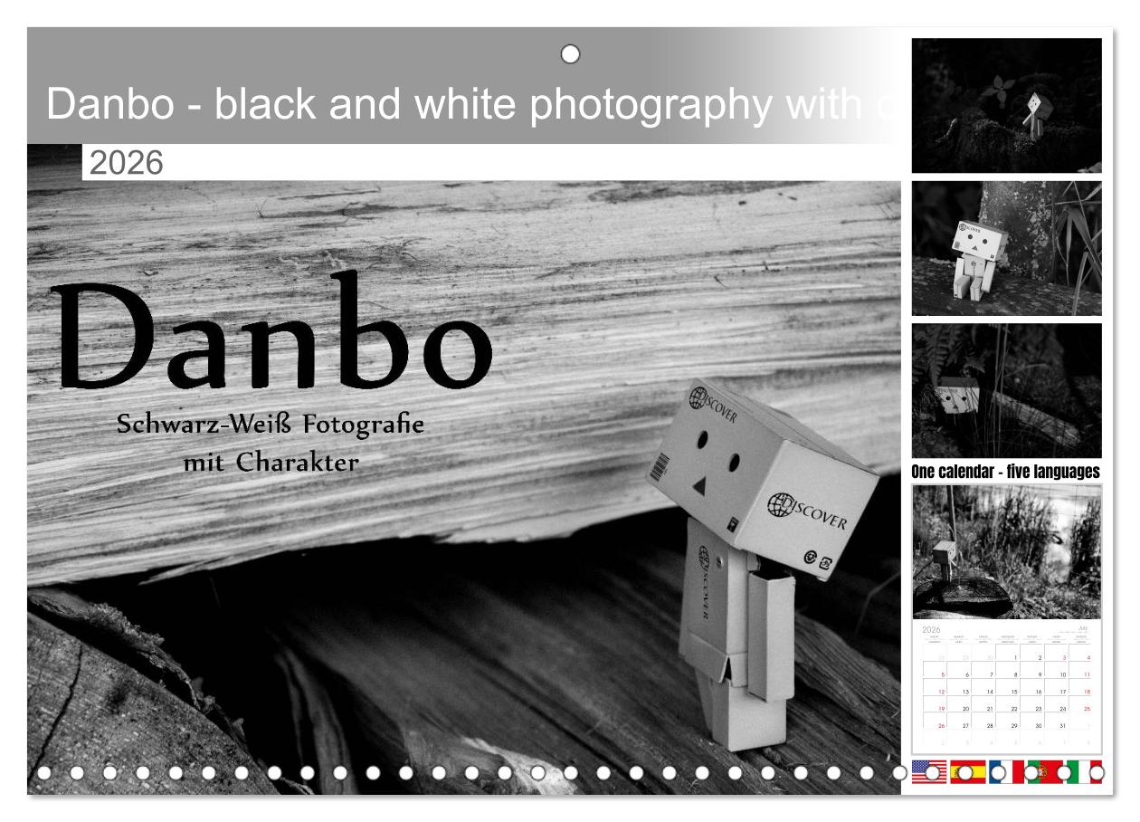 Danbo - black and white photography with character (Monthly Wall ...