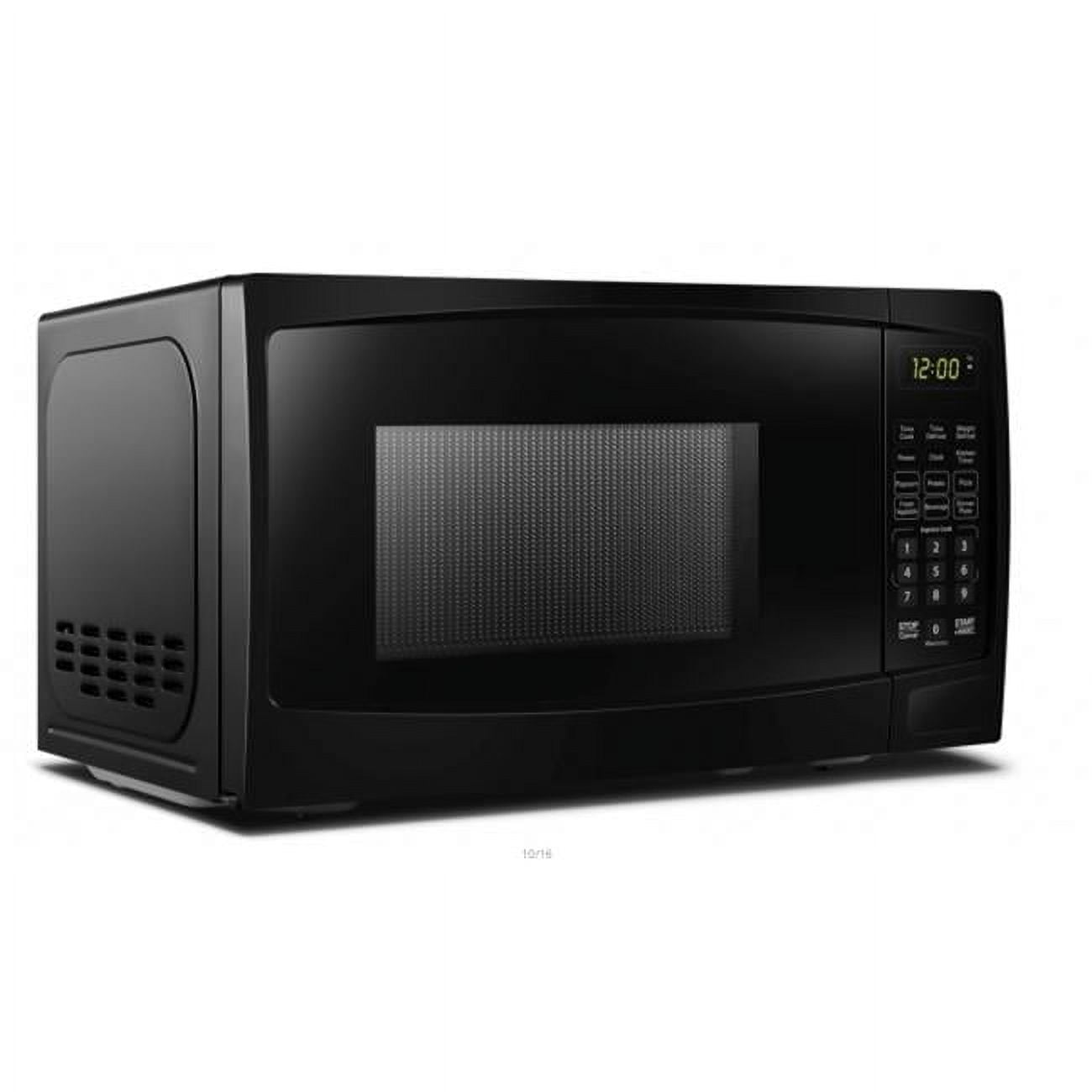 Danby 0.7 cu ft. 700W Black Microwave with 10 Power Levels, 6 Auto Cook ...
