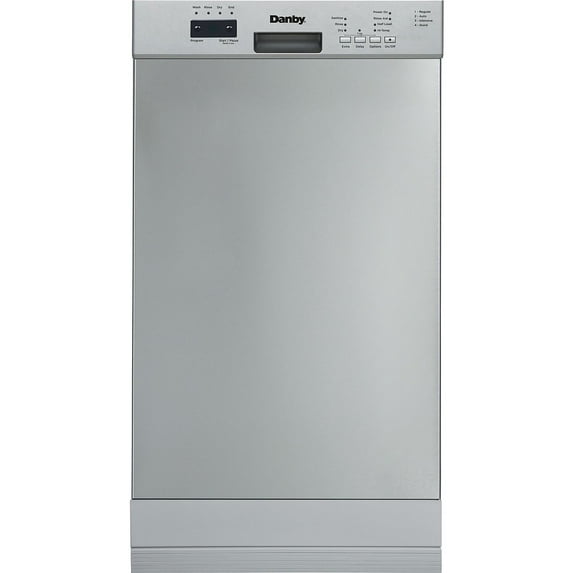 "Danby DDW18D1ESS 18"" Built-in Small Appliance Stainless Steel ...