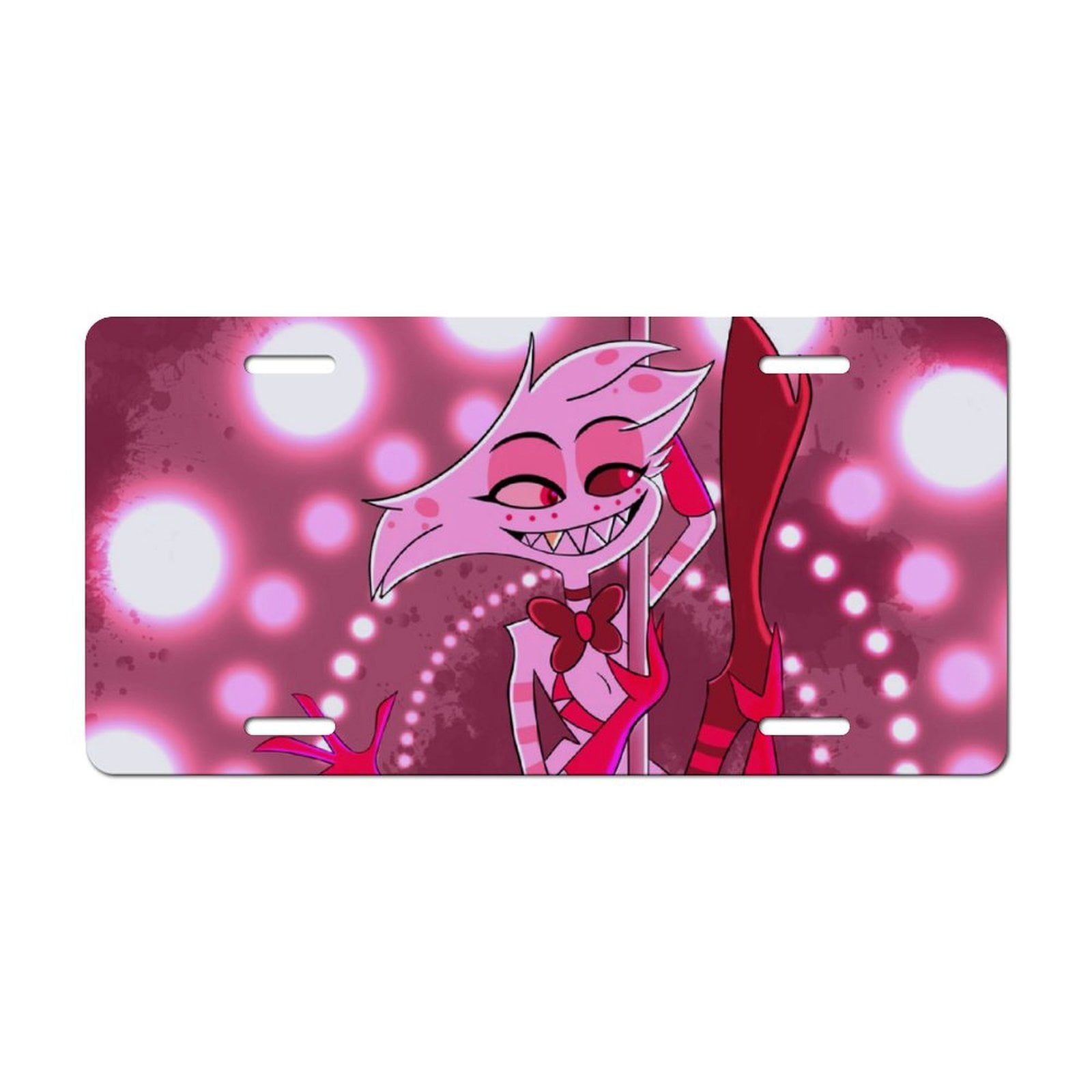 Dance Angel Dust Hazbin Hotel License Plate Cover Aluminum Novelty ...