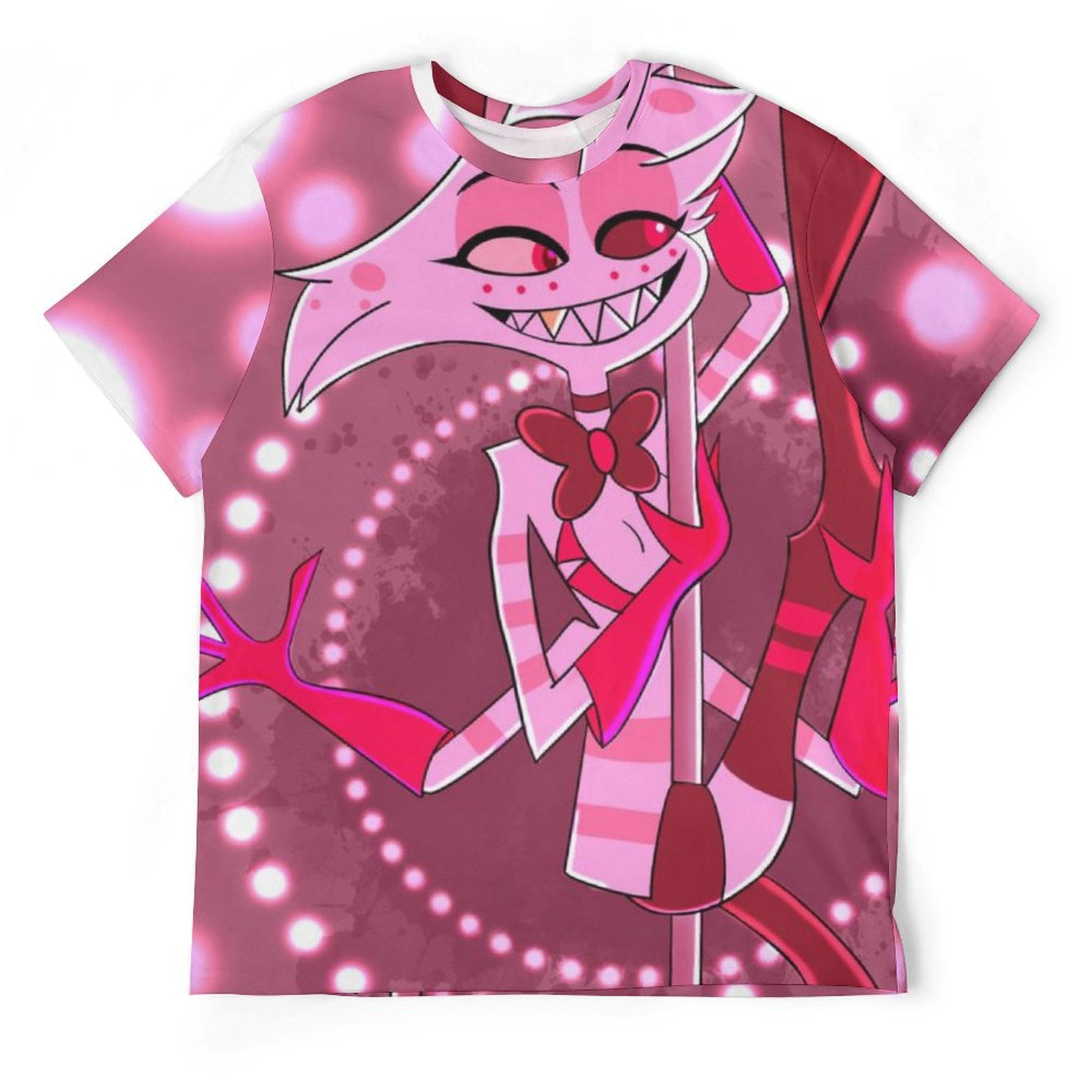 Dance Angel Dust Hazbin Hotel Unisex Short Sleeve T Shirt Daily Novelty ...