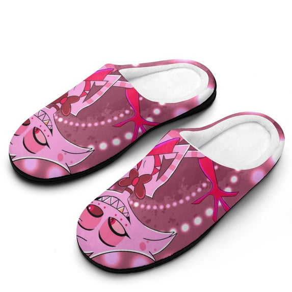 Dance Angel Dust Hazbin Hotel Women's Fuzzy Slippers Lightweight Anti ...