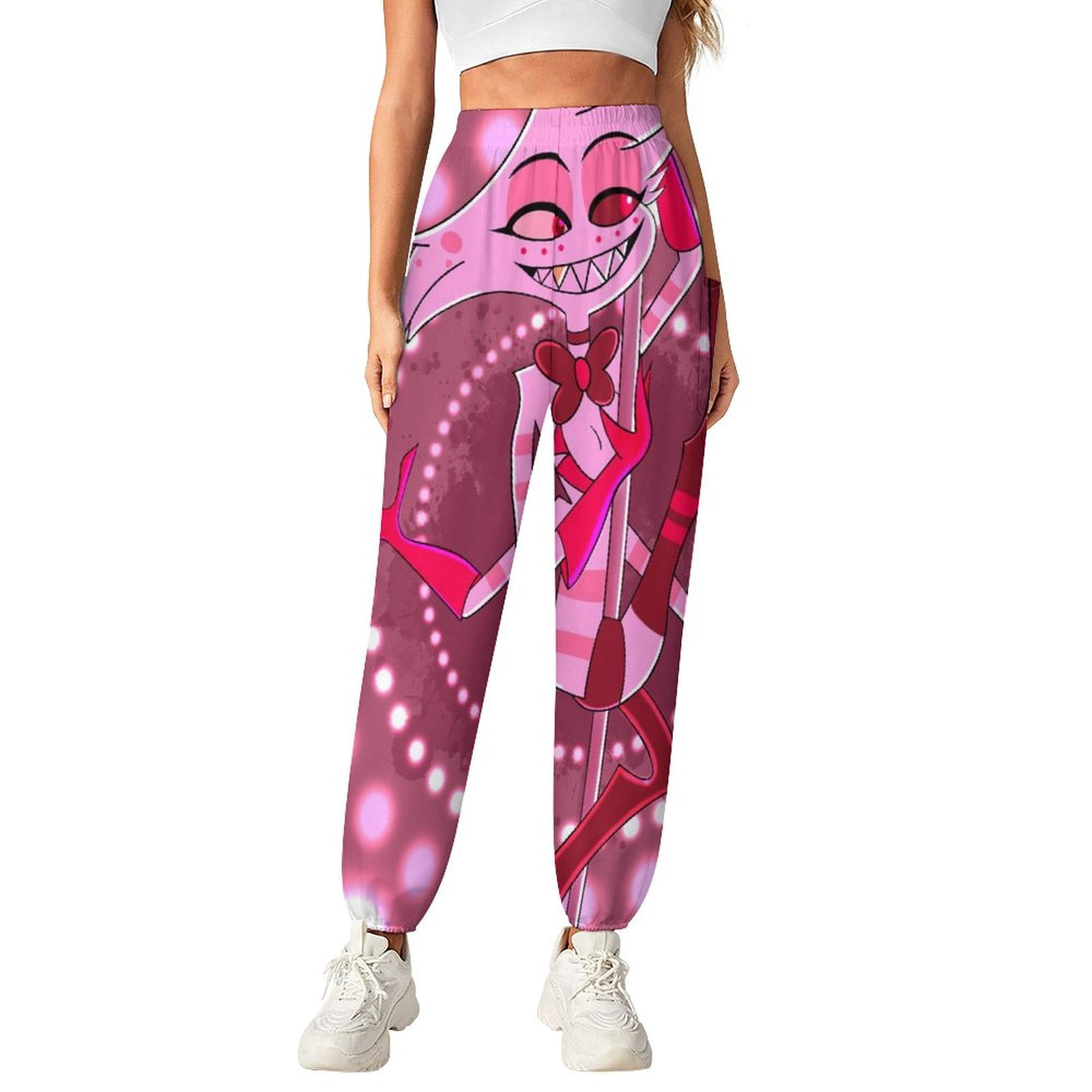 Dance Angel Dust Hazbin Hotel Women's Yoga Bloomers Pants Running ...
