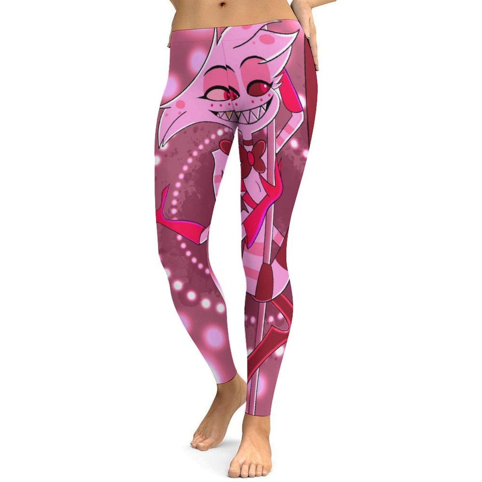 Dance Angel Dust Hazbin Hotel Yoga Pants For Womens Soft Elastic Tummy ...