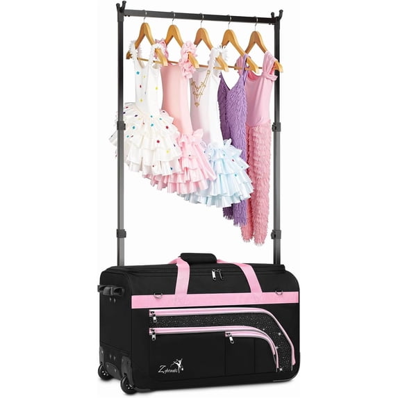Dance Bag with Garment Rack - 28 Inch Professional Dance Competition ...