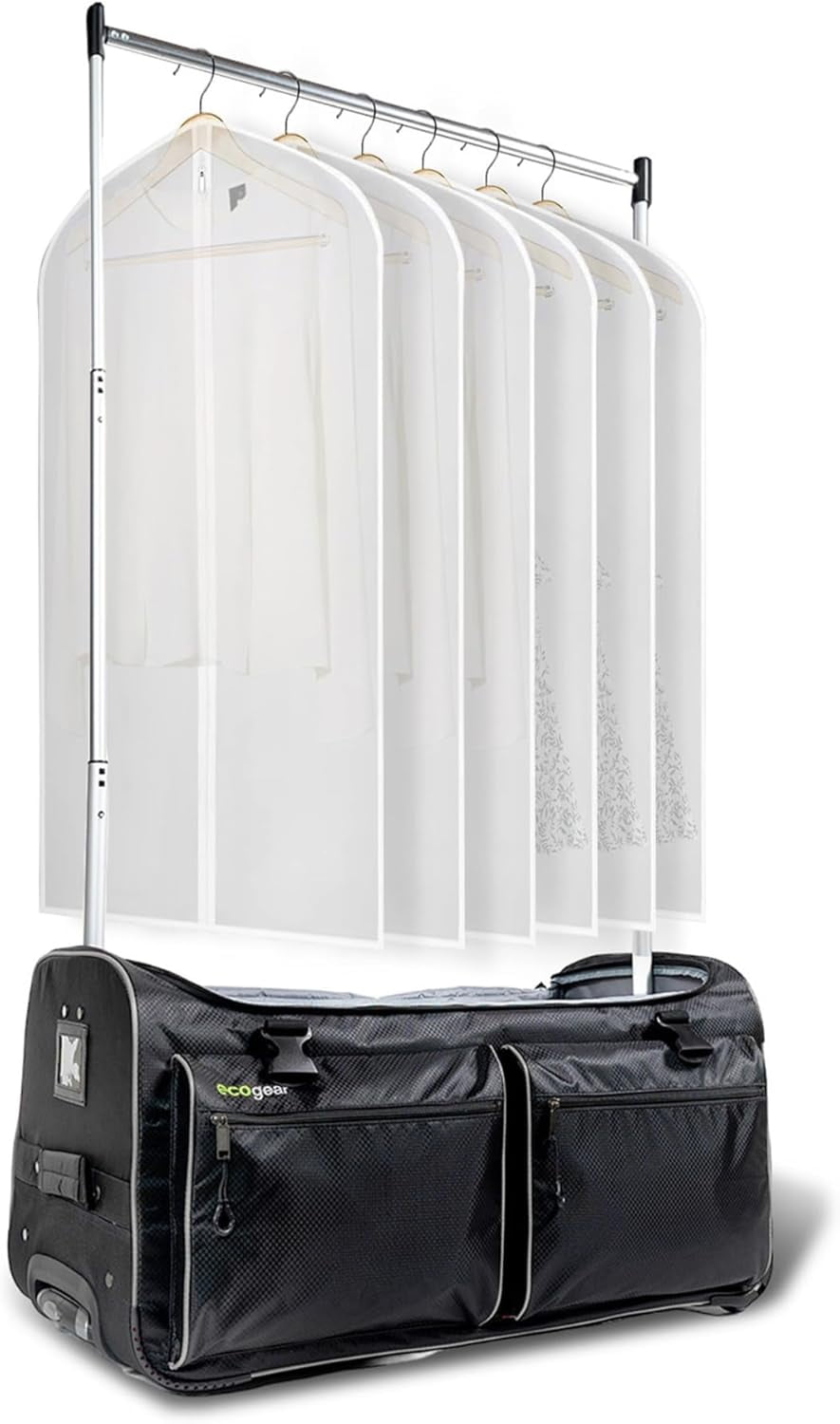 Dance Bag with Garment Rack, 28 Inch Rolling Duffel Ideal for Dance ...