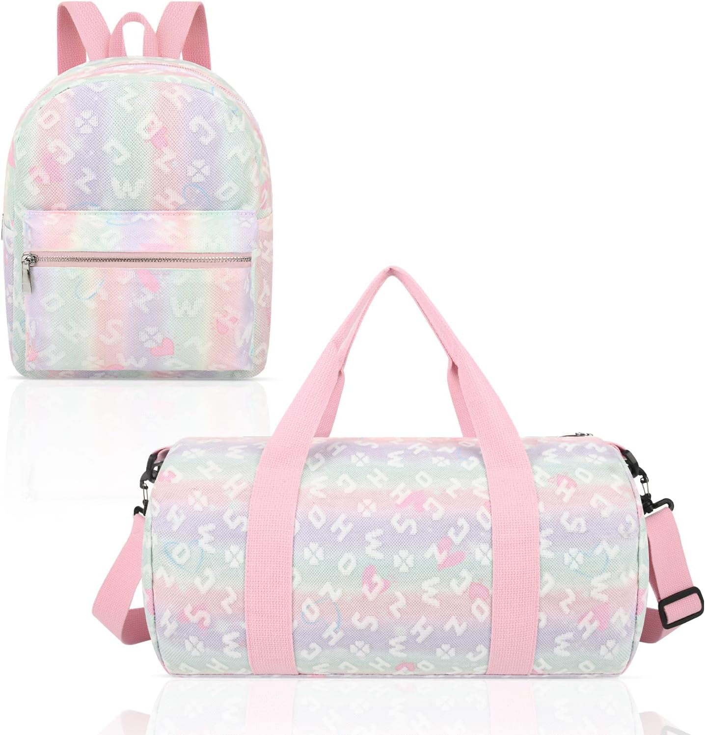 Dance Bag and BackPack Set for Girls, 2 count Ballet Gym Duffle ...