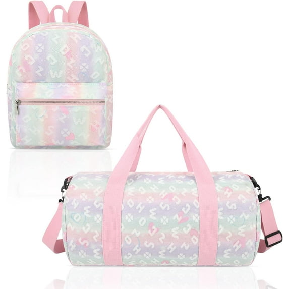Dance Bag and BackPack Set for Girls, 2 count Ballet Gym Duffle ...