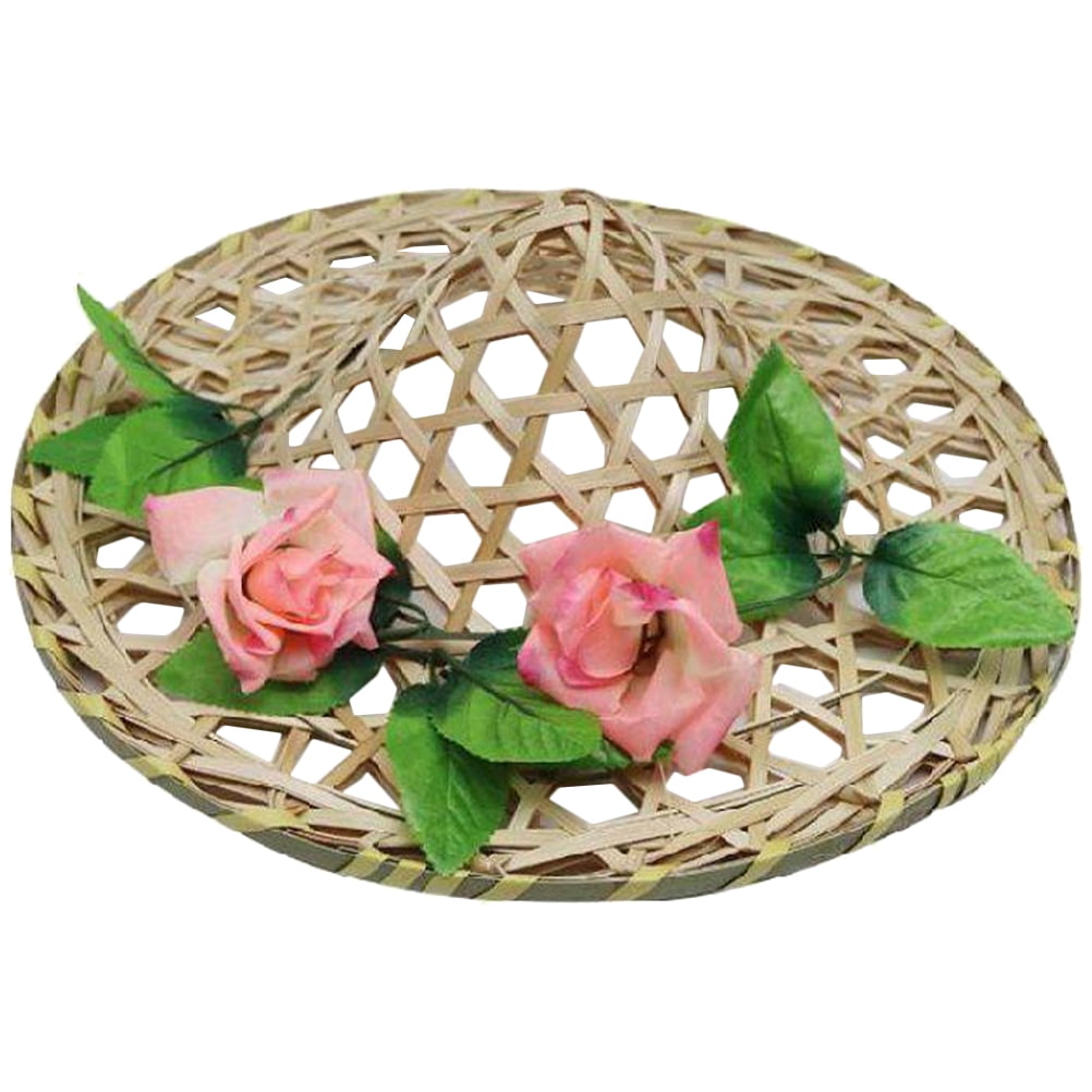 MERRYHAPY Traditional Bamboo Cap for Role Play and Spring Festival ...