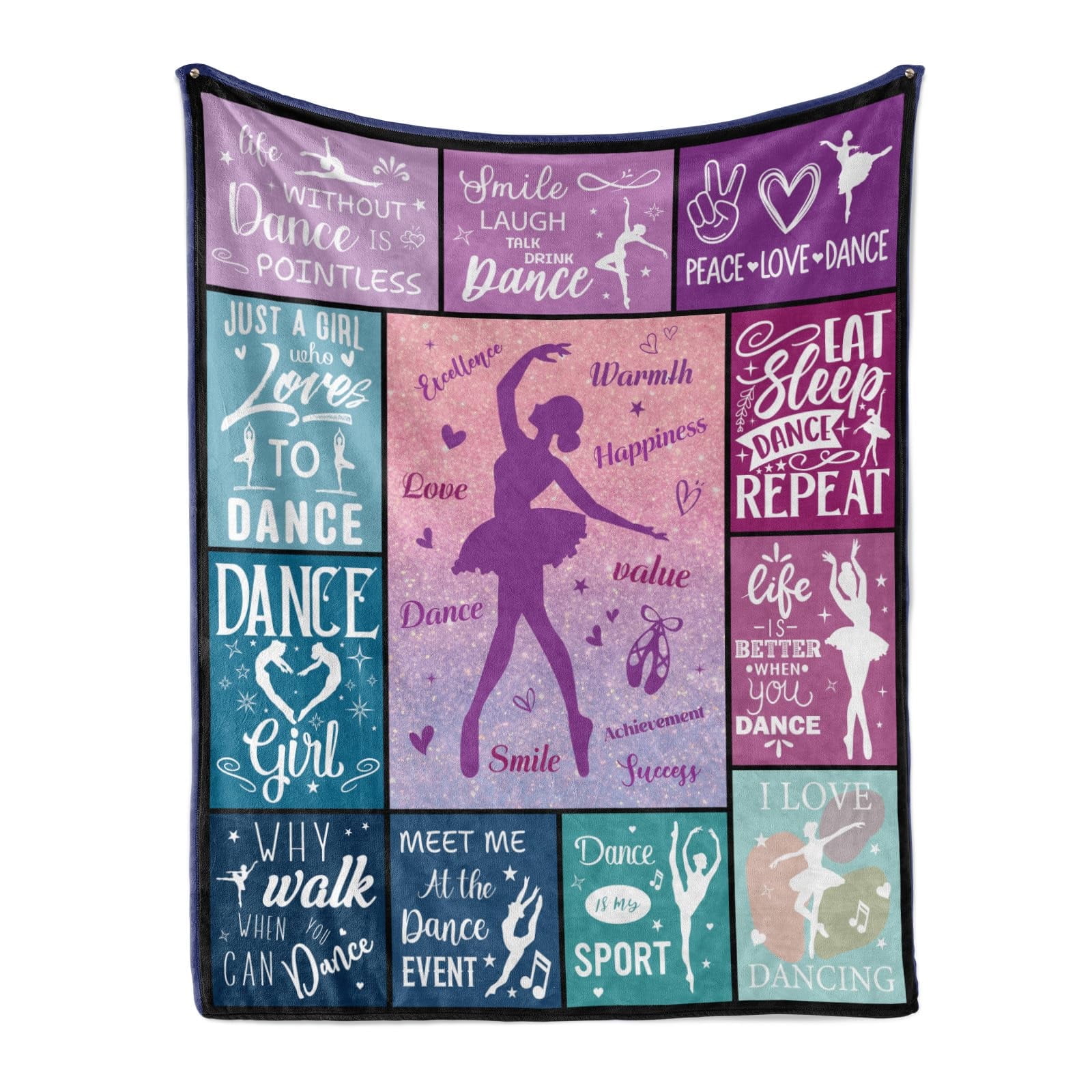 Dance Blanket Dance Gifts for Girls, Flannel Soft Warm Plush Sport ...