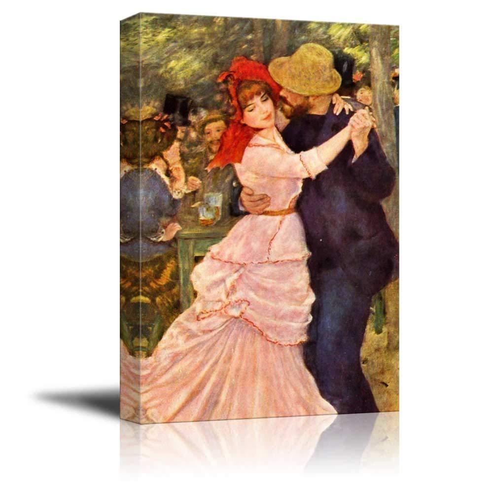 Dance at Bougival by Pierre Auguste Renoir - Canvas Wall Art Famous ...