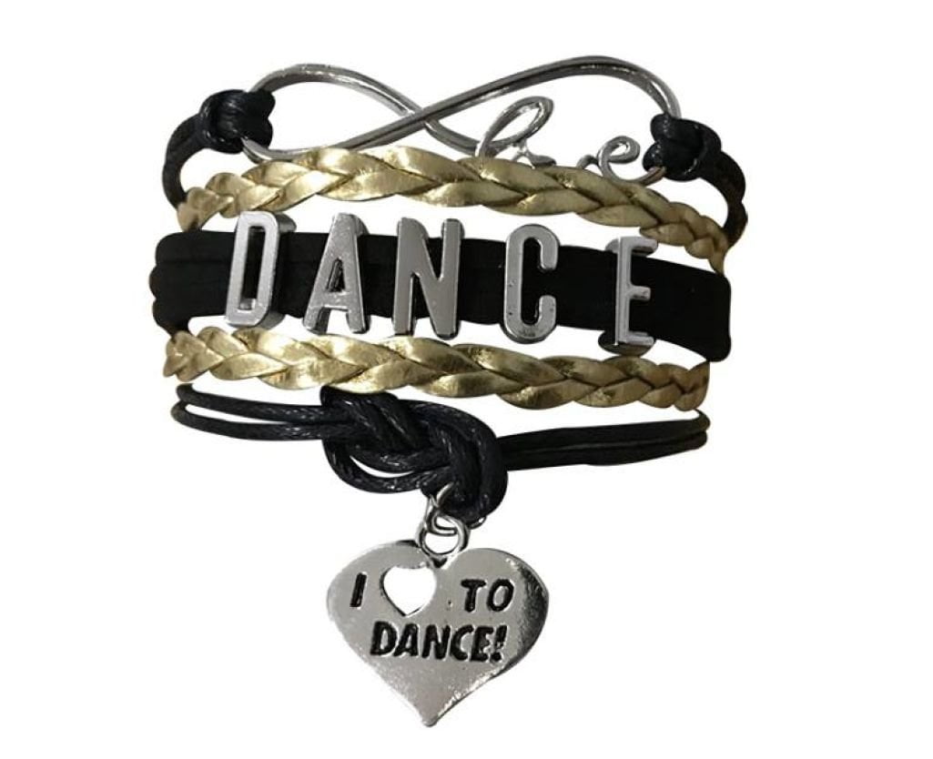 Dance Bracelet - Dance Jewelry - Love Dance Charm Bracelet - Gift For ...