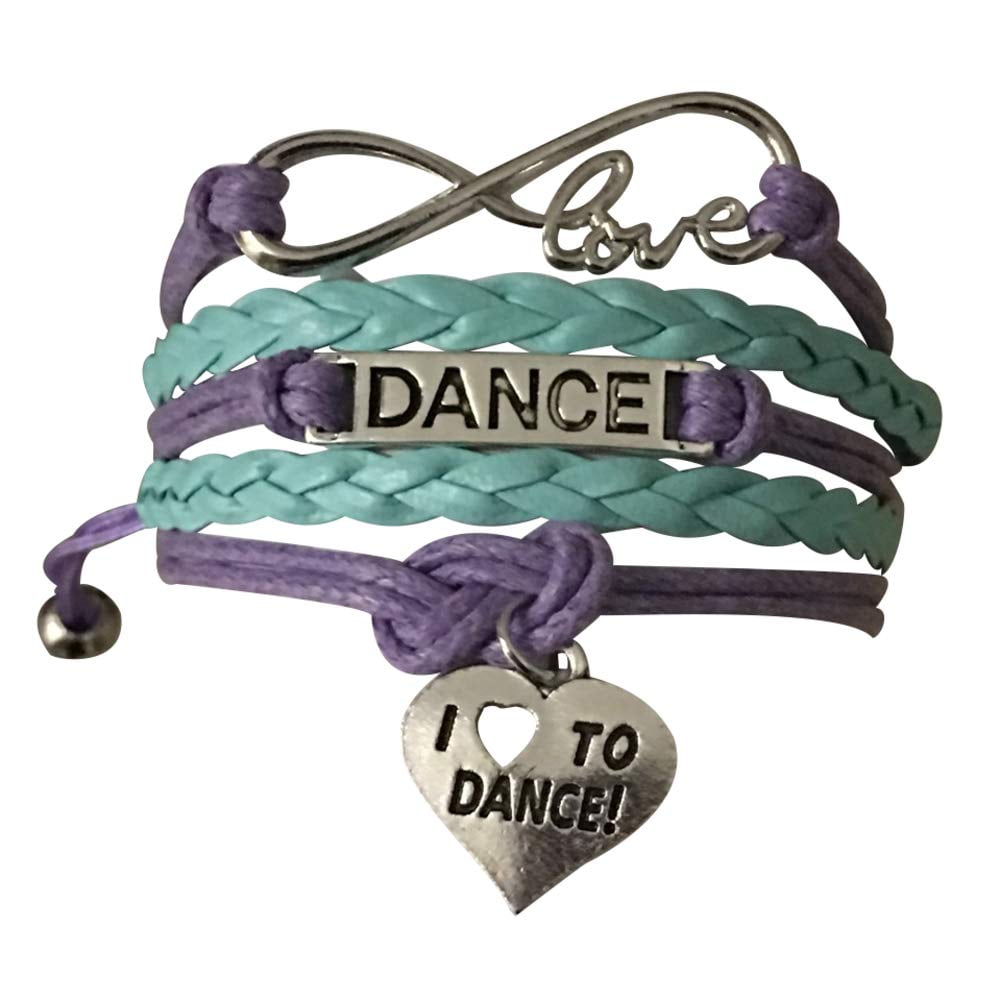 Dance Bracelet- Dance Jewelry - Love Dance Charm Bracelet - Gift For ...