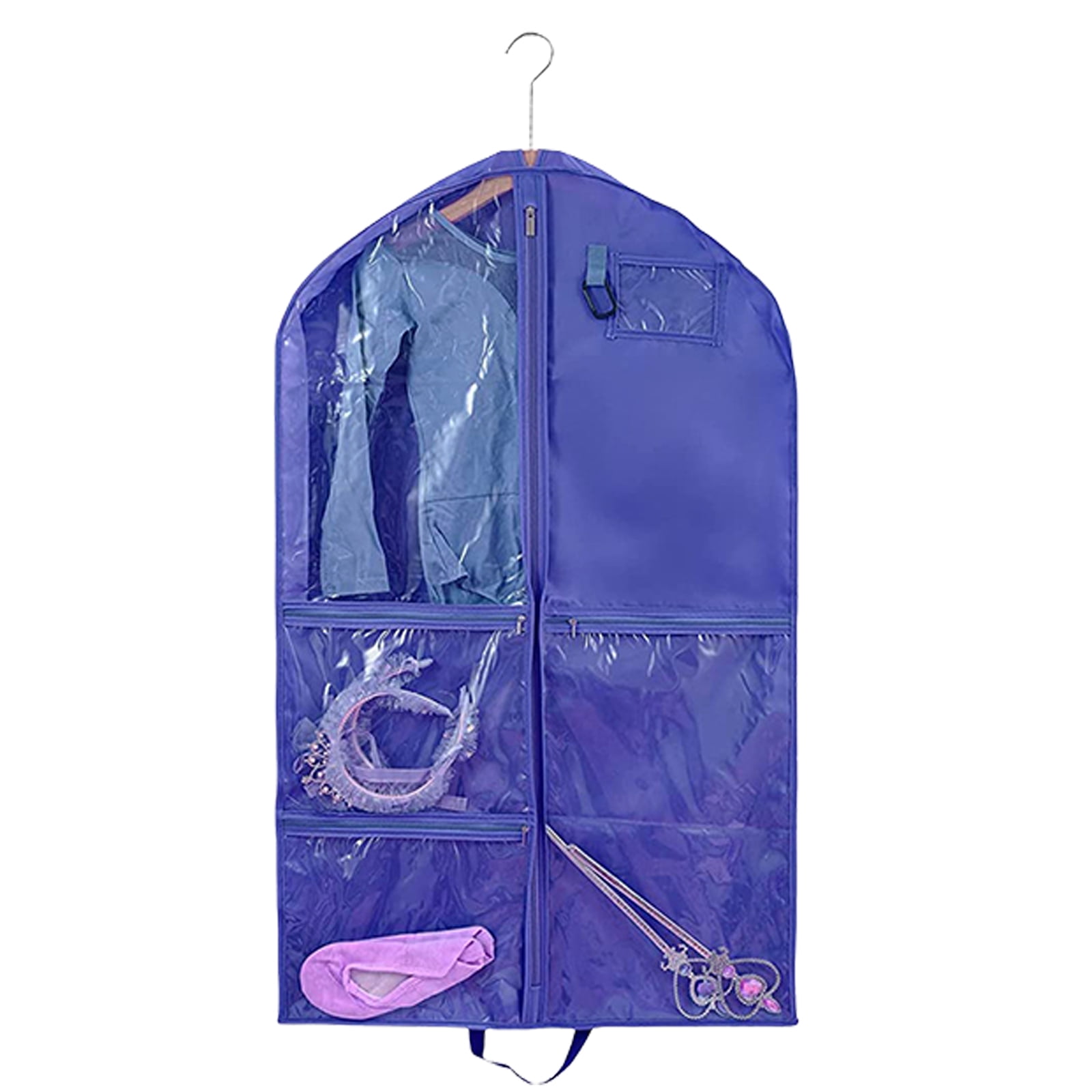 Dance Costume Carriers with 5 Zippered Compartments Portable Garment ...