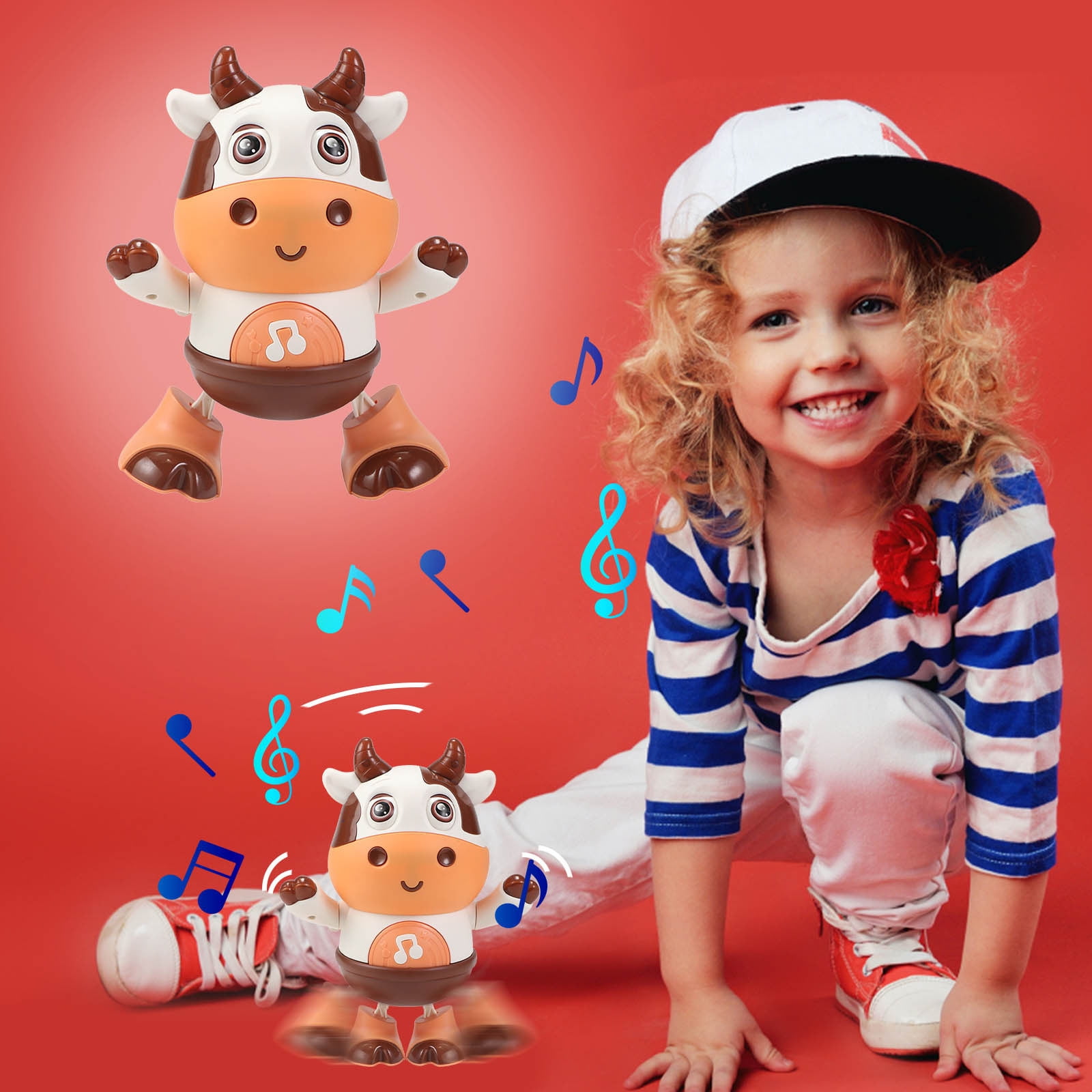 Dance Cow Light up Dancing Cow for Active Fun, Dancing Cow Toy, Musical ...