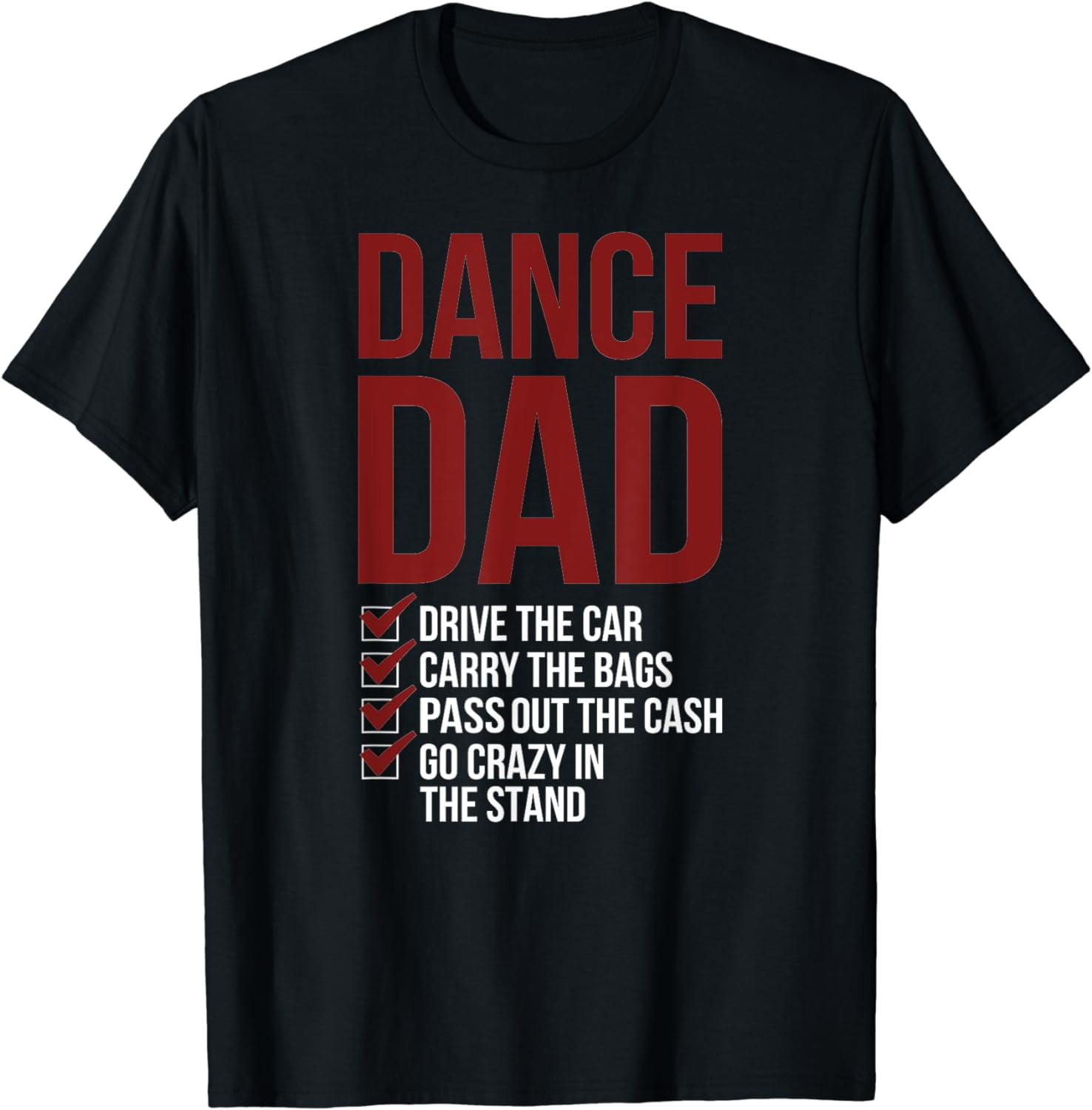 Dance Dad Dancing Dad Of A Dancer Father T-Shirt - Walmart.com