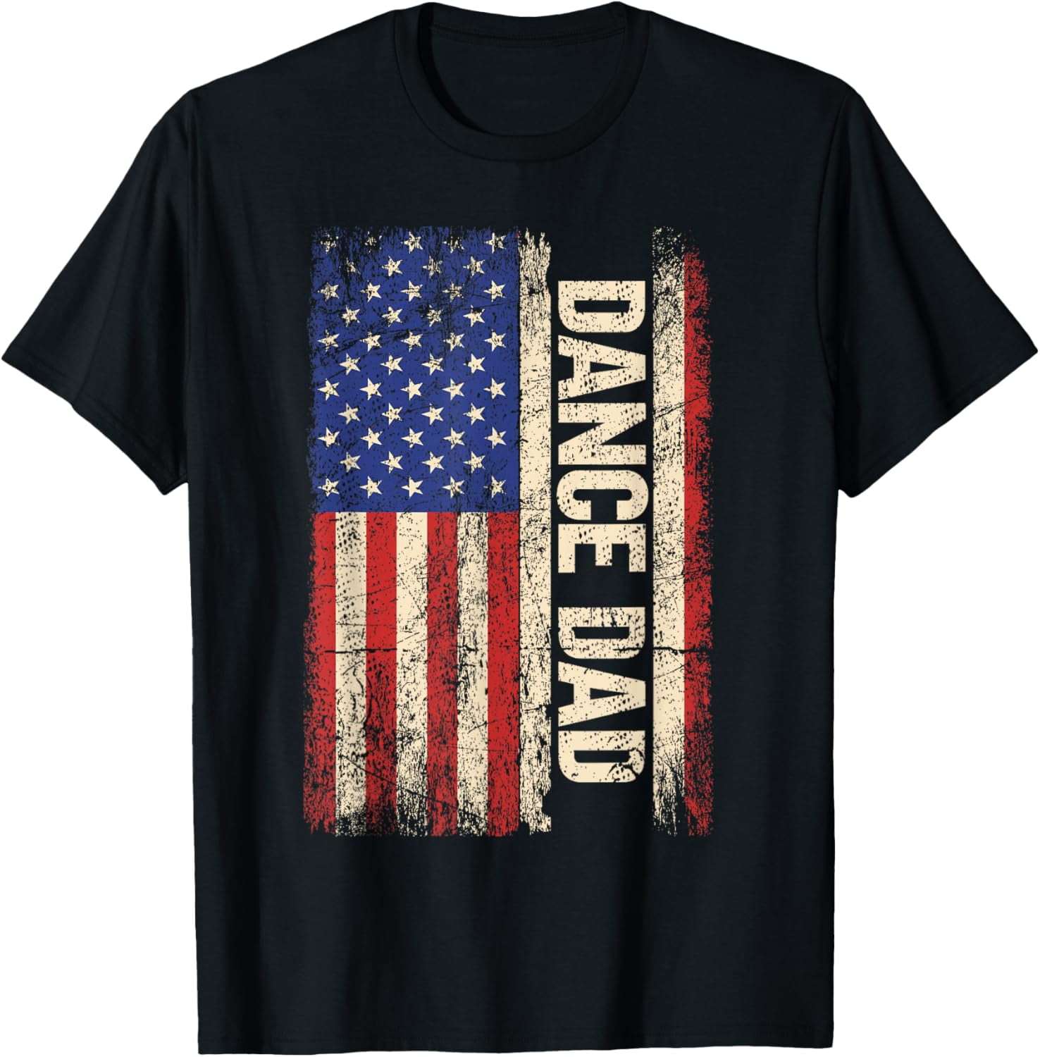 Dance Dad US American Flag Shirt Dancer Dancing Father Men T-Shirt ...