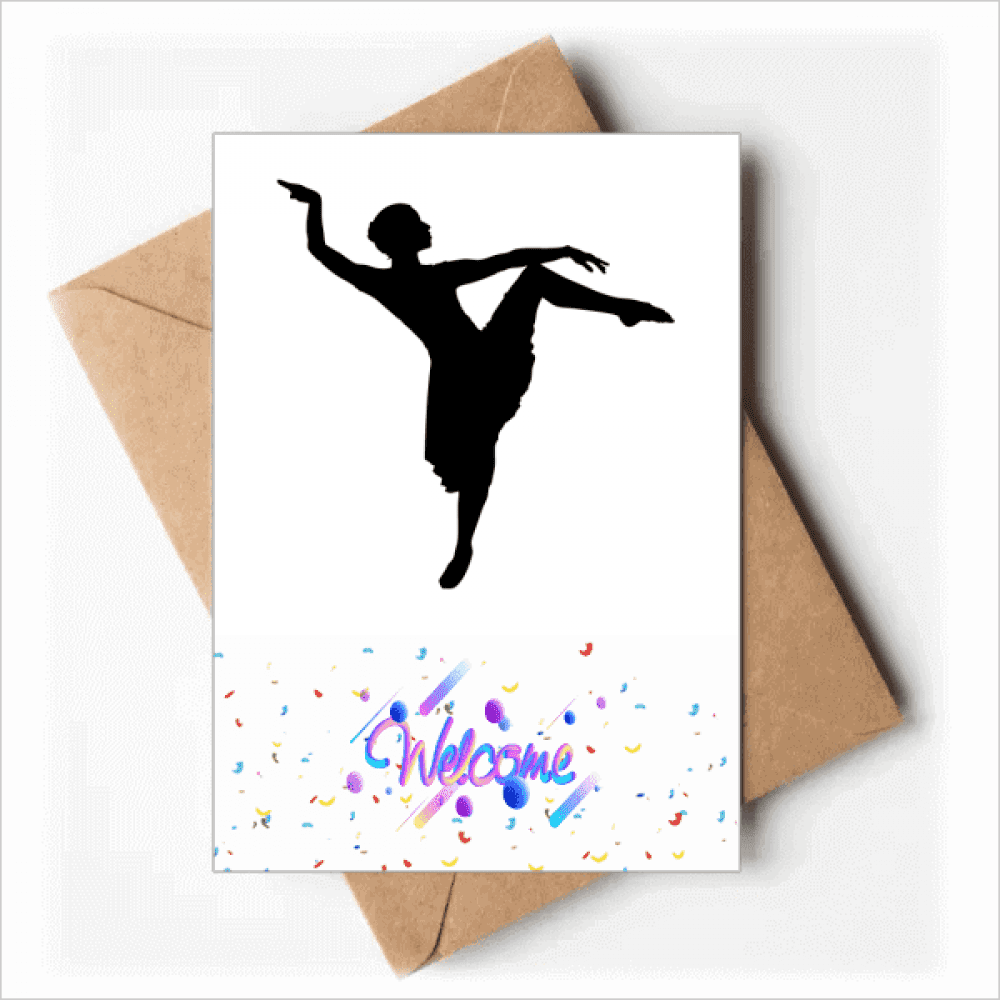 Dance Dancer Performance Art Sports Welcome Back Greeting Cards ...