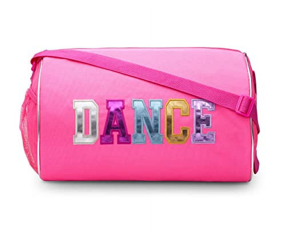 Dance Duffel Bag Multicolored Dance Print (Fuchsia) - Walmart.com