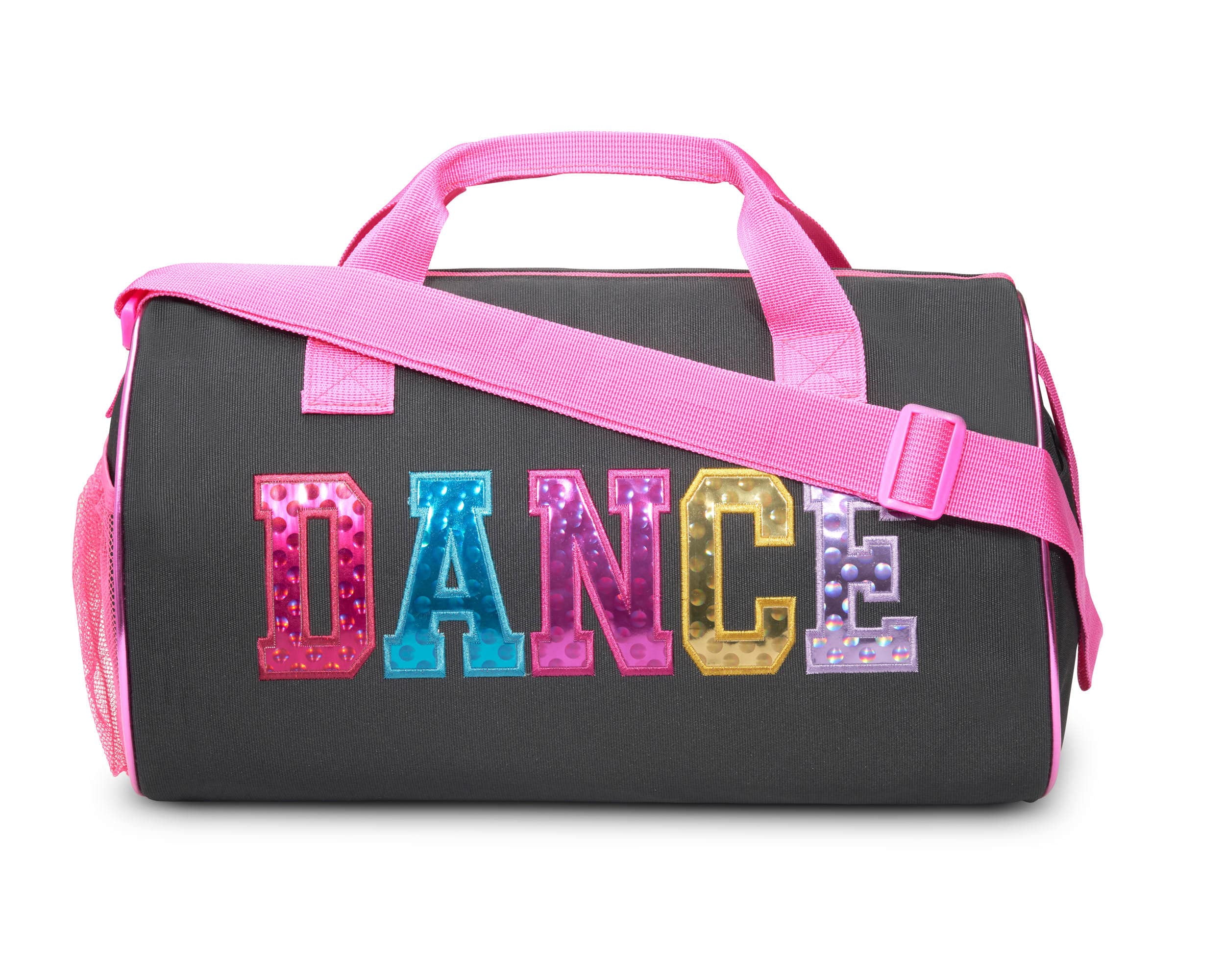 Dance Duffle Bag for Girls, Water-resistant Kids Travel Bag with ...