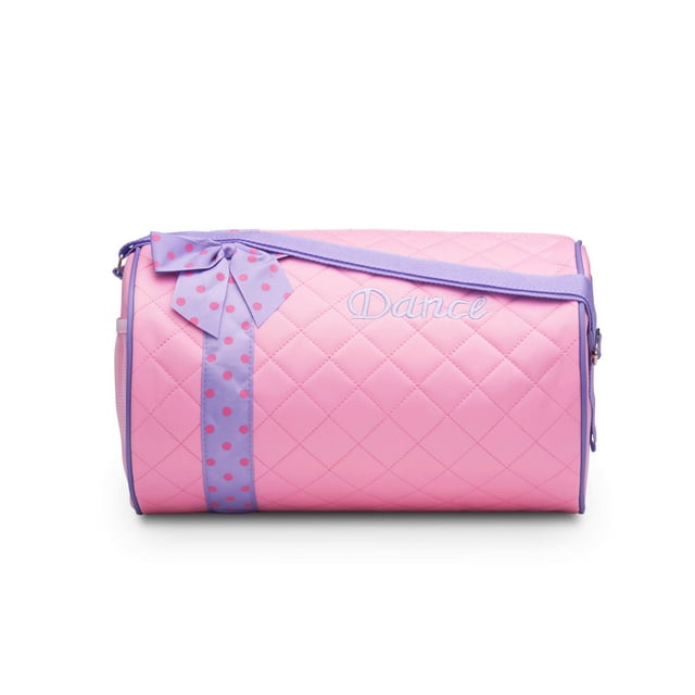 Dance Duffle Bag for Girls, Kids Travel Bag with Adjustable Carry On ...