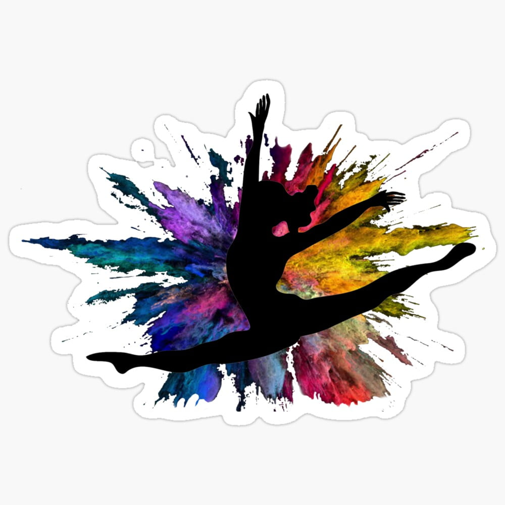 Dance Explosion Sticker Phone Decal Water Bottle Stickers Car Decals ...