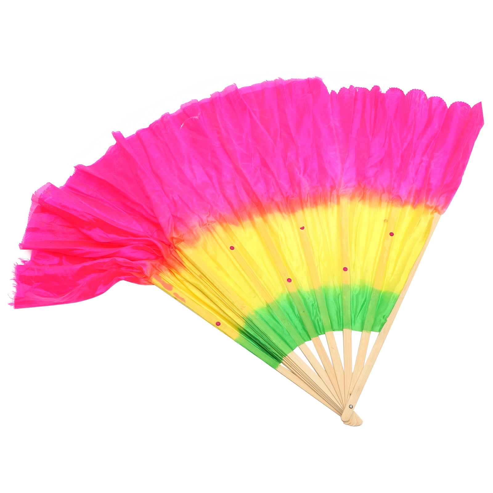 Dance Fan Folding Dancing Prop Decor Artificial Silk - Walmart.com