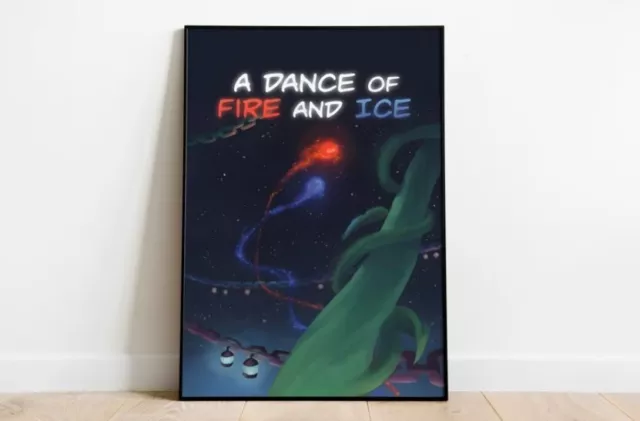A Dance Of Fire And Ice Poster Print, Gaming Poster, Room Decor, Wall ...