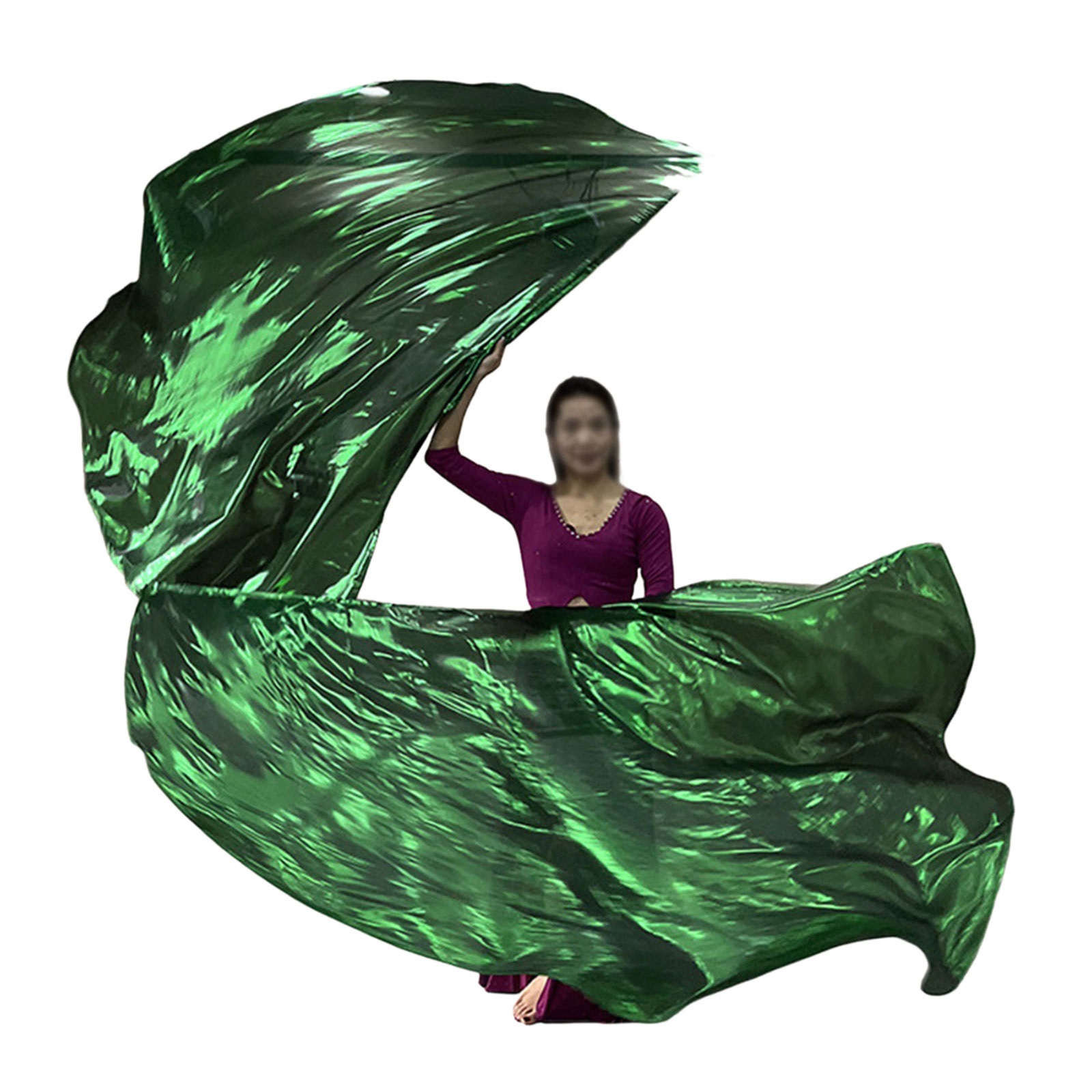 Dance Flags Dancing Fan Half Round Belly Dance Fan Foldable Flags for ...