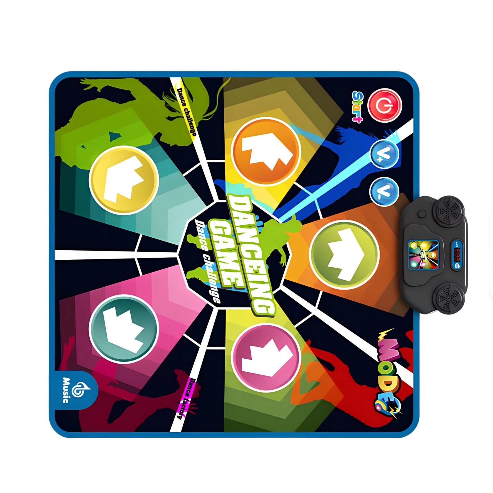 Dance Floor Mat for Kids Interactive Rhythm Dance Mat Featuring Various ...