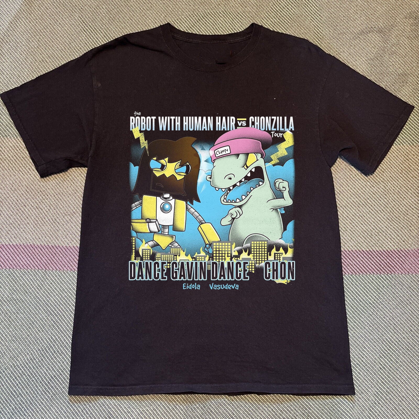 Dance Gavin Dance Band The Robot With Human Hair Tour Shirt Full Size S ...