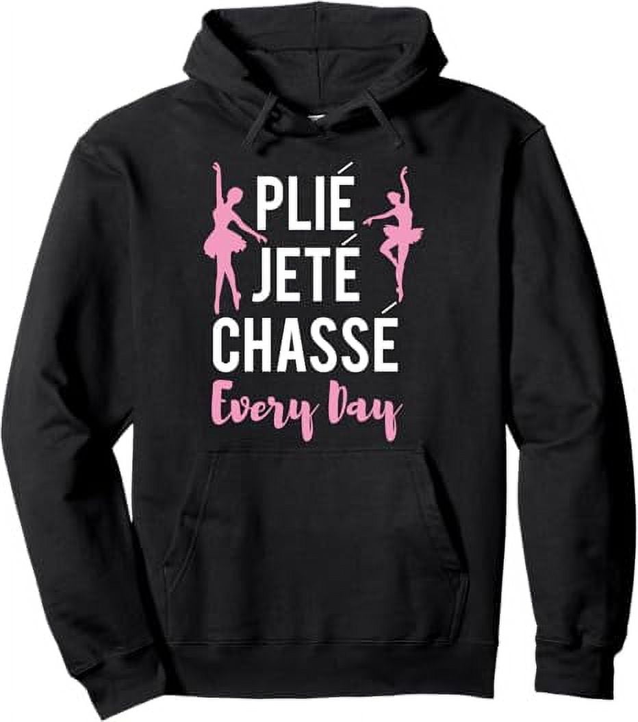 Dance Hoodie Girls Dancing Heart Love Ballet Plie' Chasse' - Walmart.com