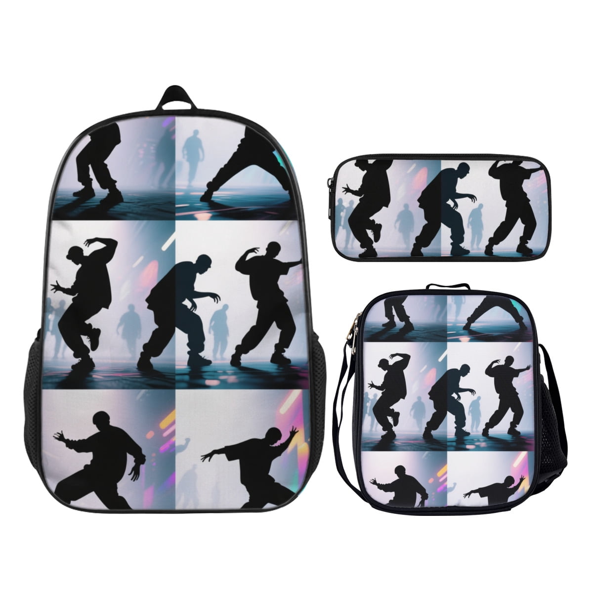 Dance Kawaii Backpack Lunch Box Pencil Bag Set Bag Set Cartoon Backpack ...
