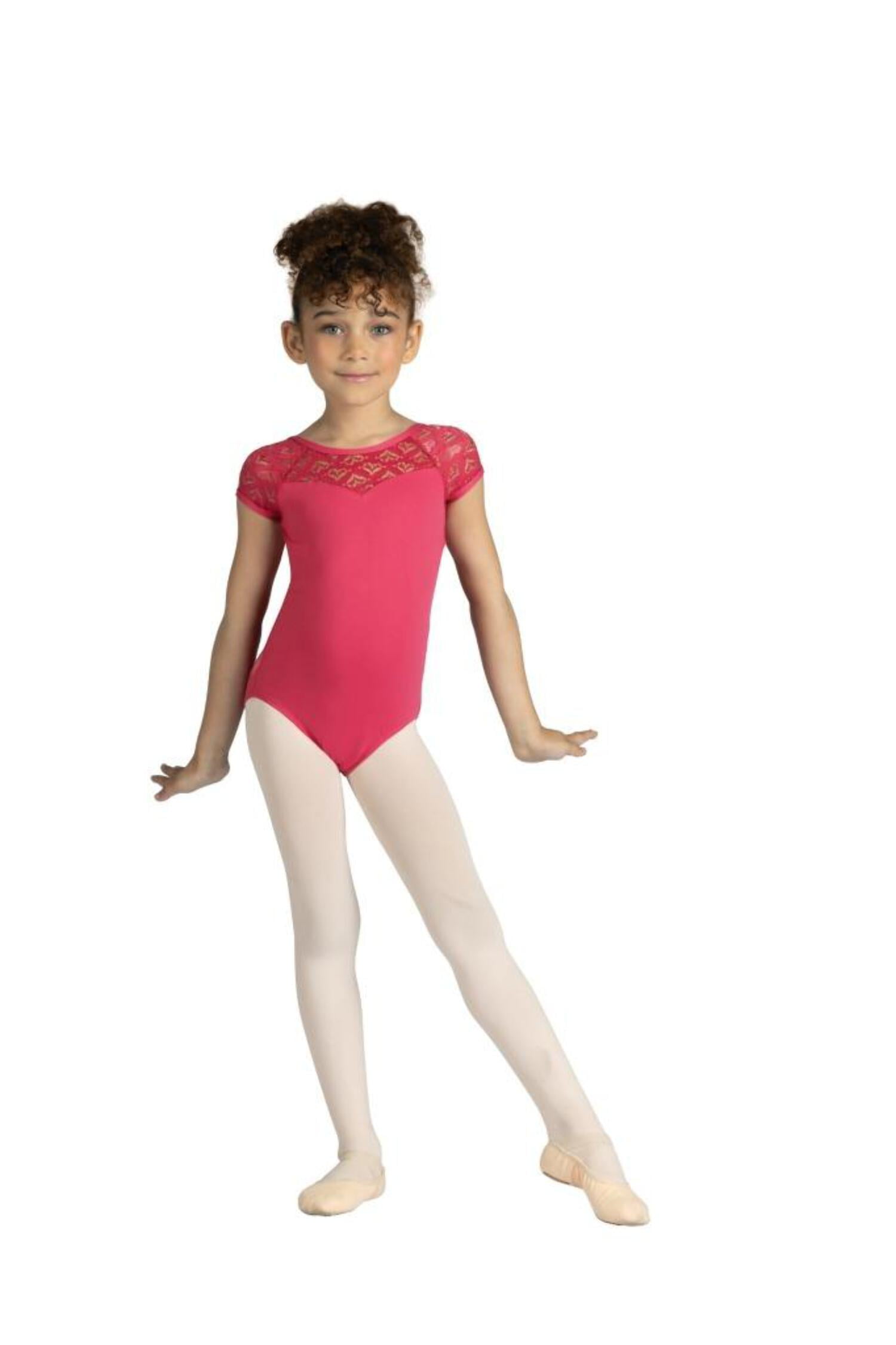 Dance Leotard Danz N Motion 23107C Little Kid Spandex-Lace Ballet Jazz Tap Modern Contemporary ...