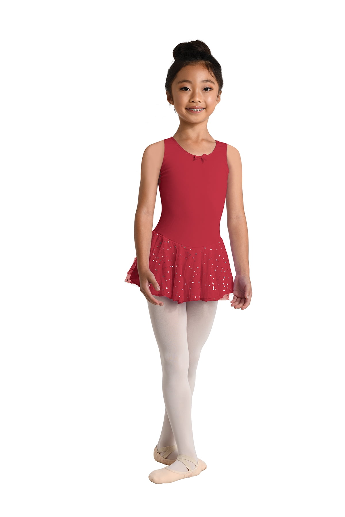 Dance Leotard Dress Danz N Motion 264 Little Kid Cotton Ballet Tap Jazz - Walmart.com