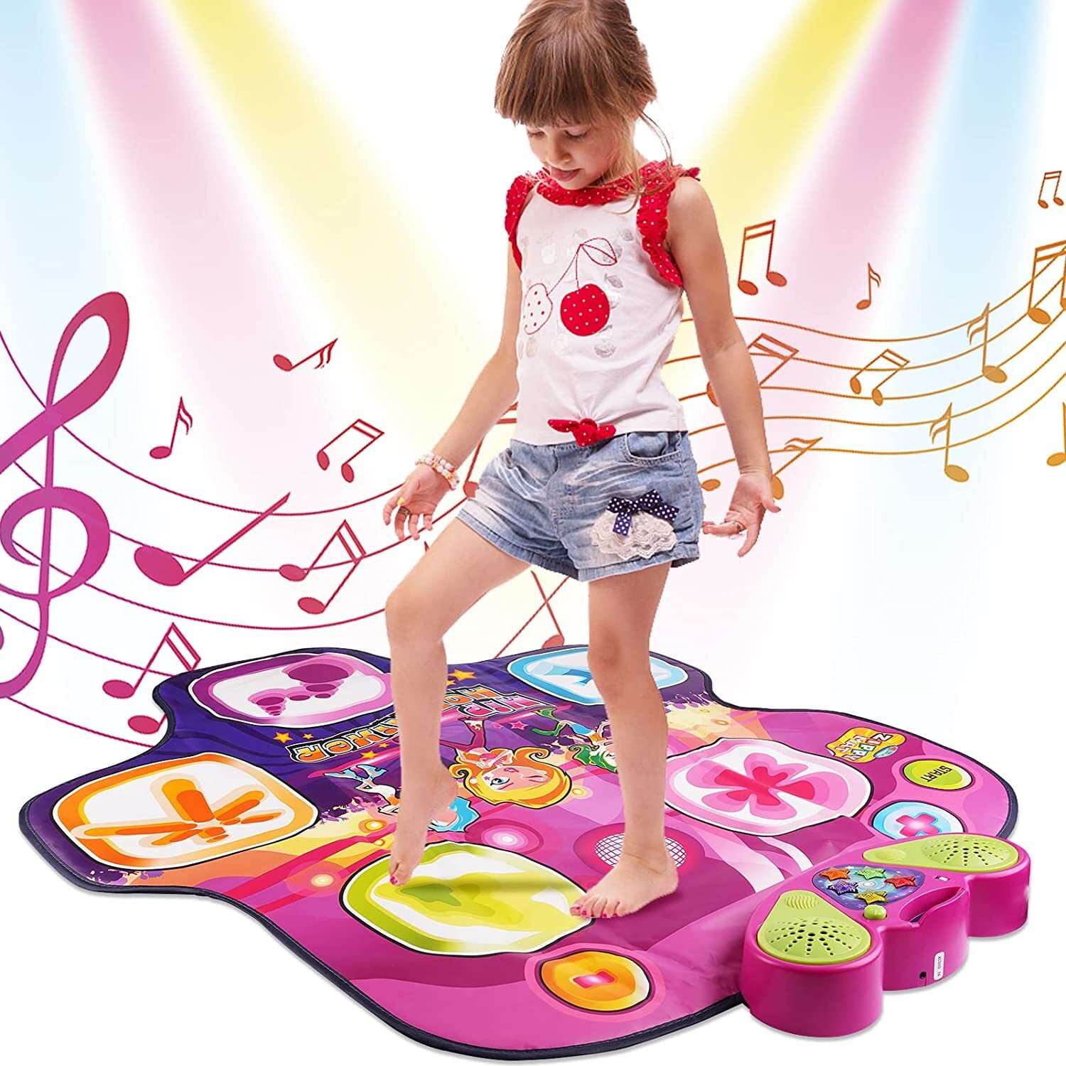 Dance Mat Dance Floor Mat Electronic Music Mat with 5 Game Modes ...
